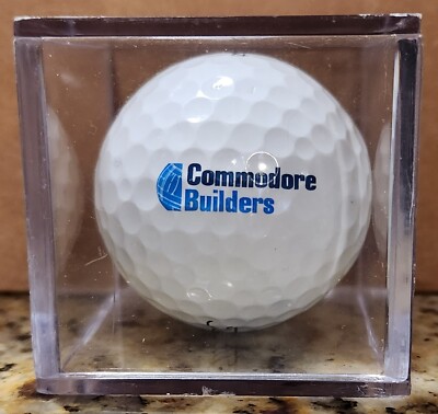 Commodore Builders Logo Golf Ball-Titleist (In display case) | eBay