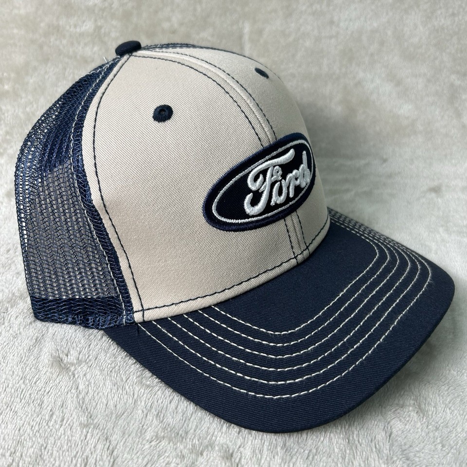 Ford Baseball Cap - Adjustable Vented Hat - Embroidered Ford Logo New ...