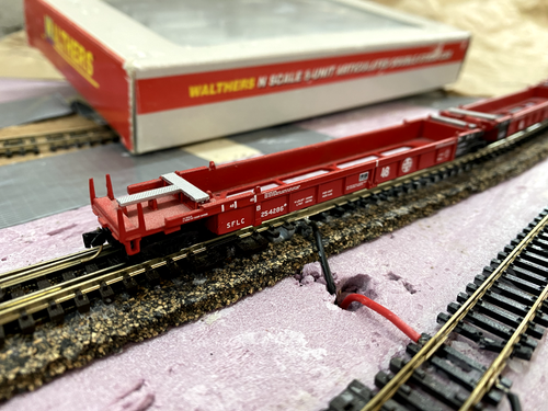 Santa Fe (ATSF) Walthers N Scale 5 Unit Articulated Double Stack Cars ...