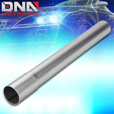 2" Inch OD Custom DIY 18" Long Polished Straight Exhaust Pipe Tube Mild ...