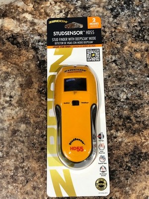Zircon StudSensor HD55 Stud Finder - Yellow Electric Stud Finder With ...