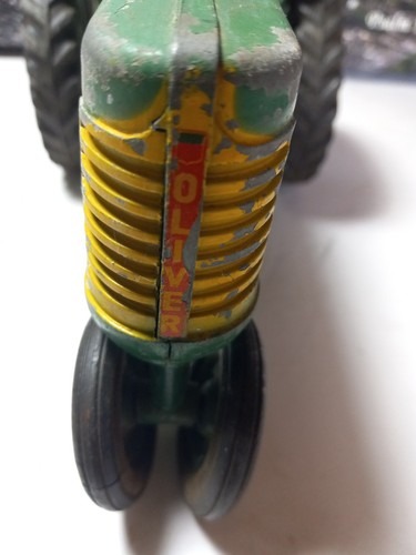 1950s Slik Toy Oliver Super 77 Tractor Antique Farm Machinery Metal | eBay