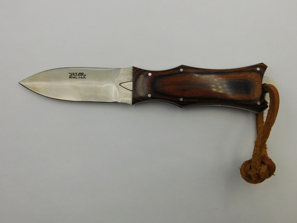 Vintage Valor 490 Boot Knife w/ Leather Sheath | eBay