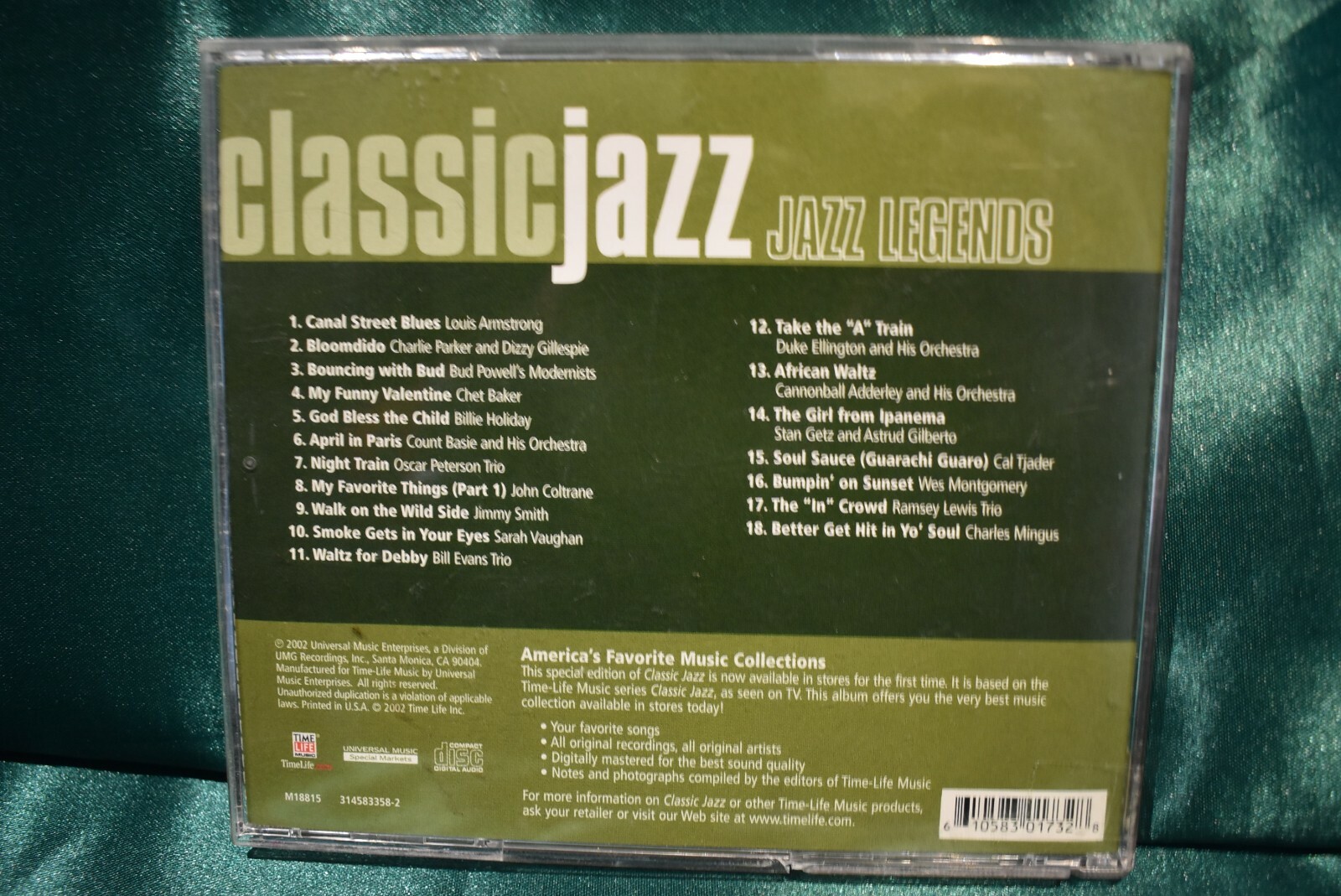 Classic Jazz Jazz Legends CD Time Life | eBay