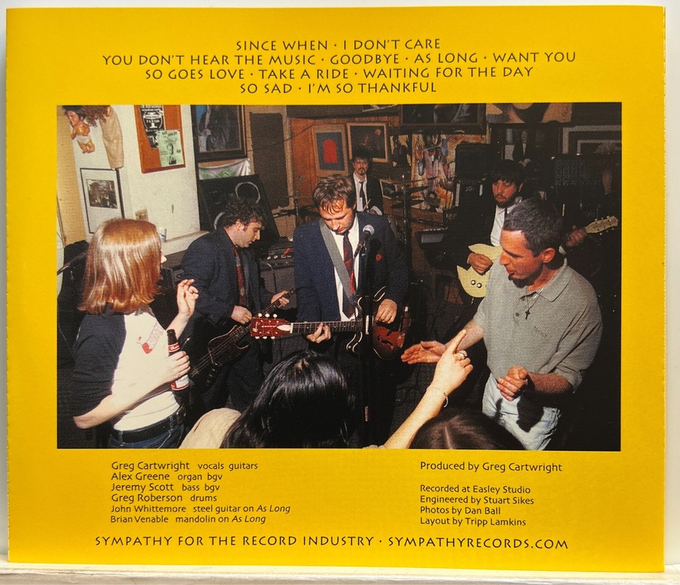 Reigning Sound – Break Up... Break Down (CD Sympathy For The) *Rare ...