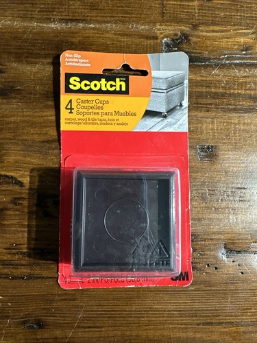 Scotch 4pk Caster Cups - NEW Non-slip 638060272114| eBay