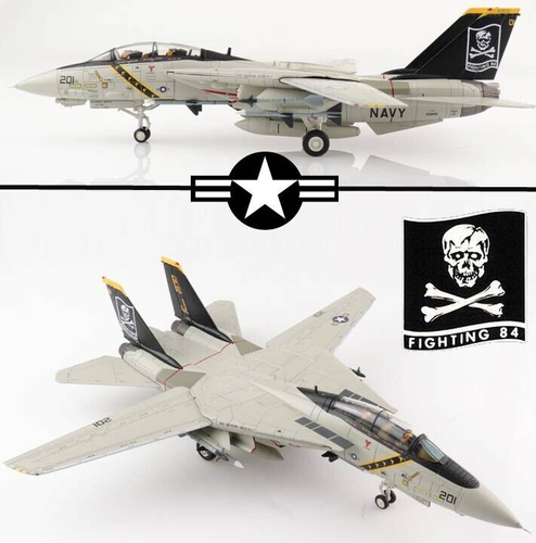 F-14A Tomcat USN VF-84 Jolly Rogers, Op. Desert Storm, Hobby Master 1: ...