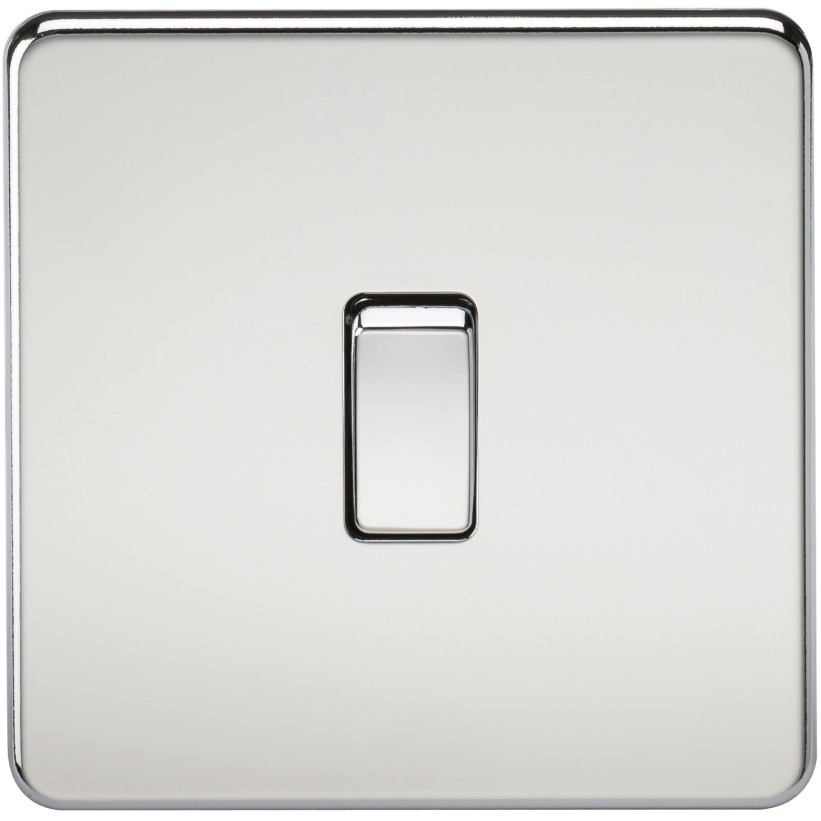 Knightsbridge Screwless Flatplate light switches & sockets POLISHED ...