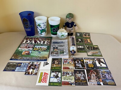 Misc. Lot Of Notre Dame Fighting Irish Memorabilia | eBay