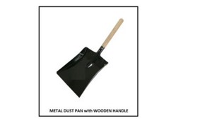 9" Metal Dust Pan Shovel with Wooden Handle | eBay