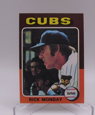 1975 Topps Mini Baseball Card #129 Rick Monday | eBay