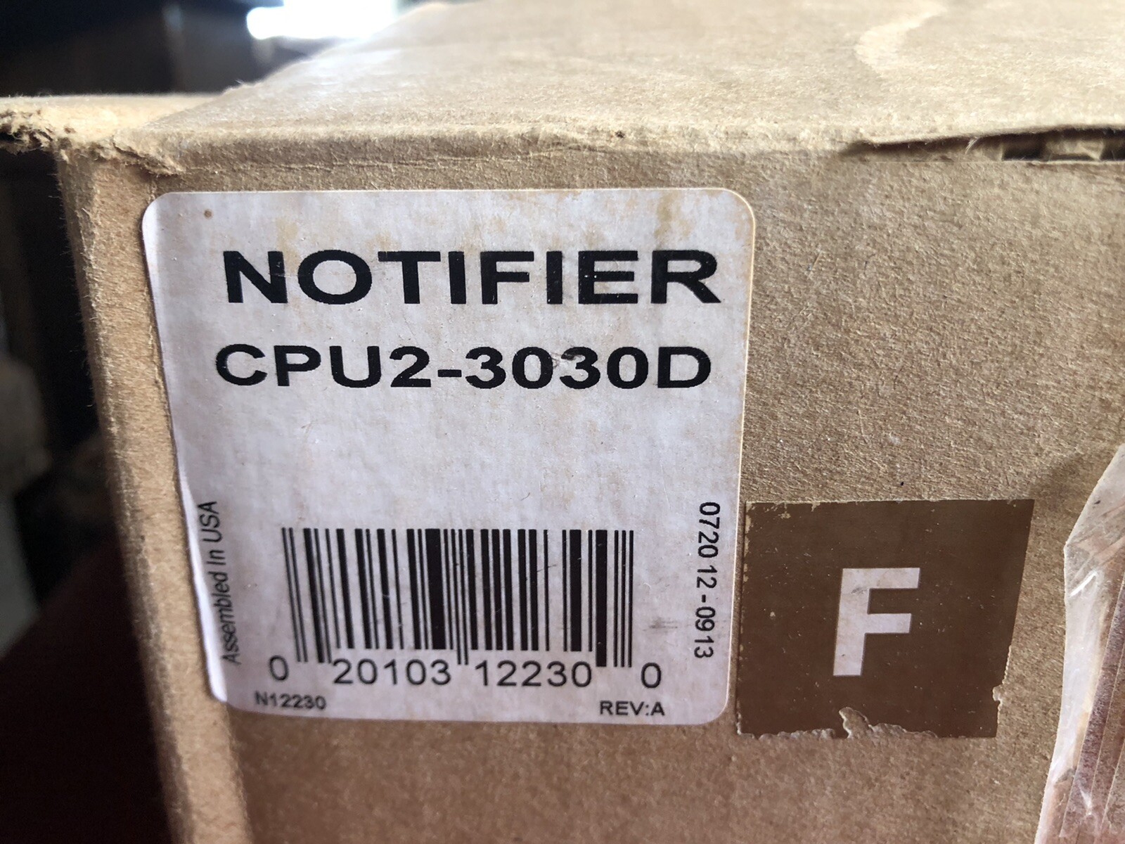 Notifier CPU2-3030D Board Only Used Free Shipping | eBay