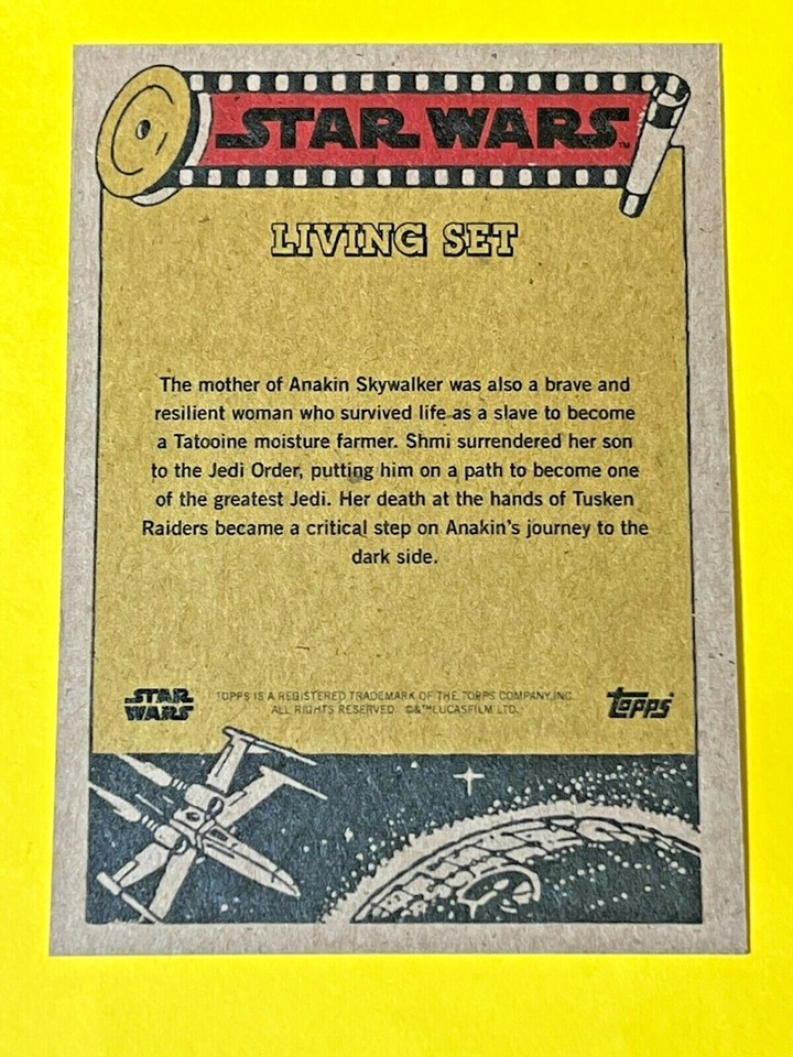 Shmi Skywalker 2021 Topps Star Wars Living Set #169 SP The Phantom ...