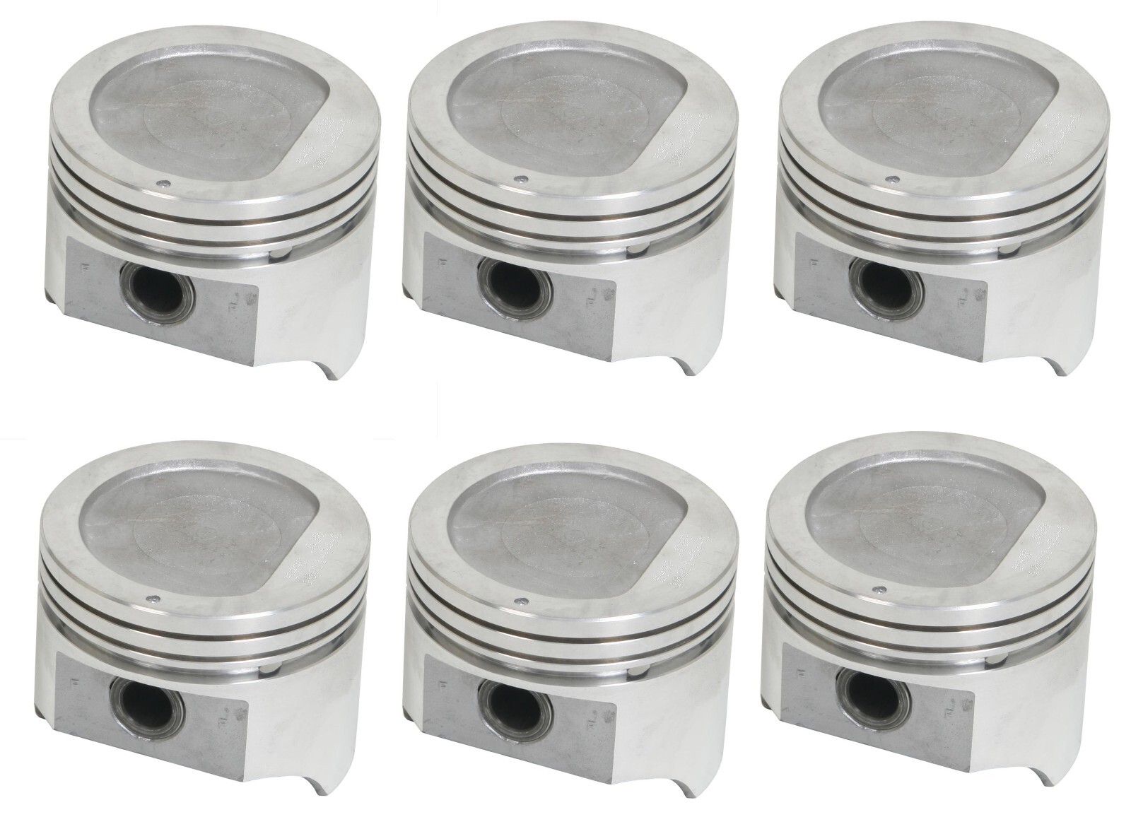 SEALED POWER Cast Pistons Set/6 for Chevy Pontiac GMC 250 1965-1984 ...