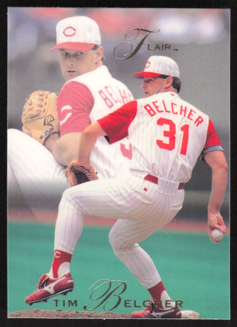 1993 Flair Baseball Card Tim Belcher #24 Cincinnati Reds | eBay