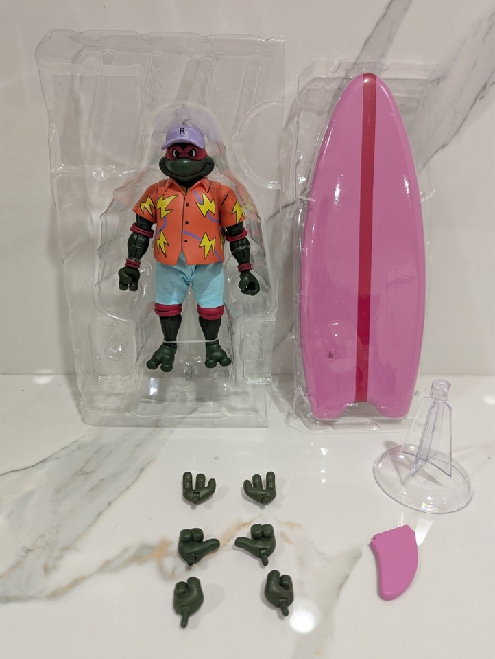 NECA TMNT Bodacious Beach Bros Raphael SDCC 2025 Exclusive | eBay