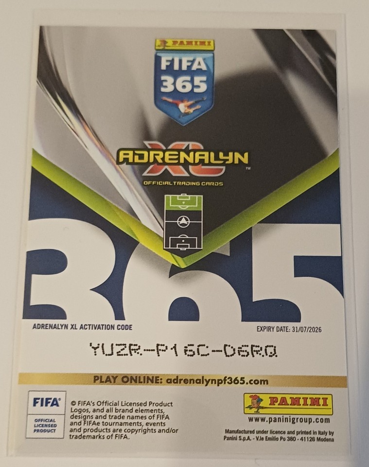 Carte Card Désiré Doué Paris PSG PANINI ADRENALYN XL FIFA 365 2026 | eBay