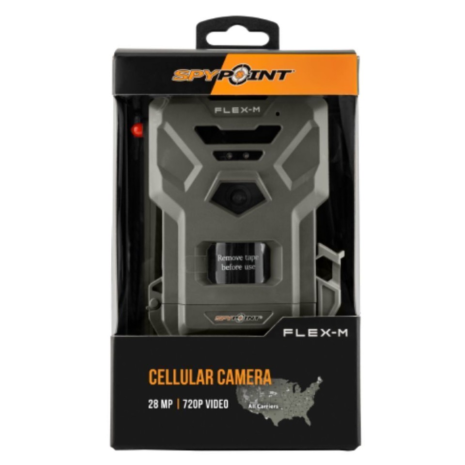 Spypoint FLEX-M US Solar Bundle FLEX-M Trail Camera and SPLB 10 Solar ...