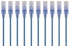 MONOPRICE, INC. 15166 SLIM CAT6A CABLE - 10PK_ 10FT BLUE | eBay
