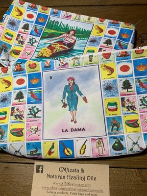 2PC Clutch Wallet Loteria Bag, Zipper Bag NEW, Mexican Bingo Game ...