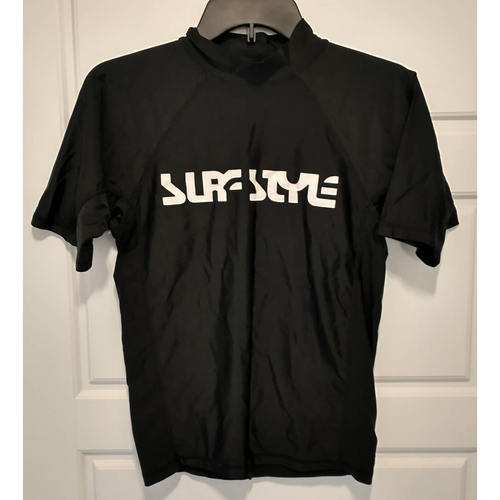 Surf Style Rash Guard Shirt. Youth Medium. Black | eBay