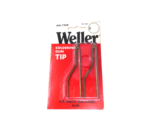 WELLER No. 7250 COPPER SOLDERING GUN TIP FOR D550 -2 In Pack, made in ...