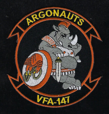 VFA-147 Argonauts PATCH STRIKE FIGHTER SQUADRON 151 PN UP US NAVY SUPER ...