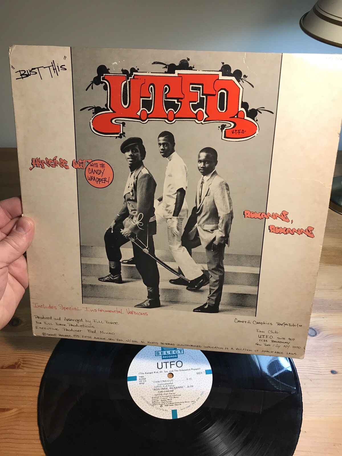 Utfo Kangol Kid Dr Ice Educated Rapper Select Album Record Vinyl | eBay