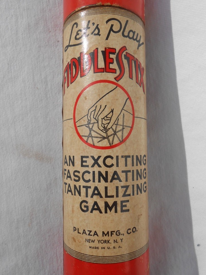 Vintage Let’s Play Fiddlestix Game w/Instructions Sheet Plaza Mfg Co | eBay