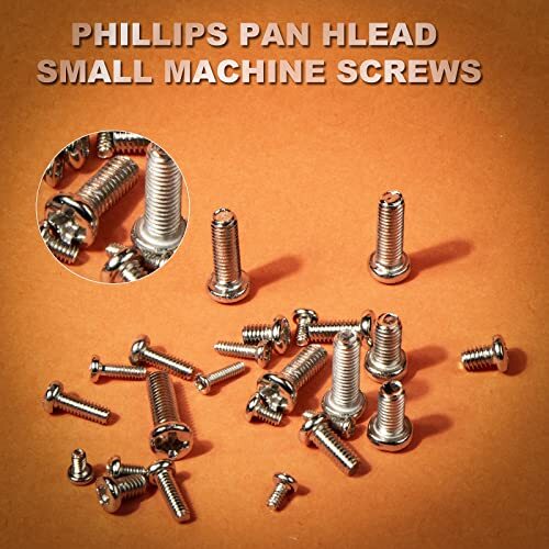 1200Pcs Phillips Pan Head Small Machine Scews,Tiny Screw,Small Bolts ...