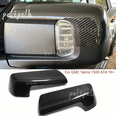 For GMC Sierra 1500 AT4 Denali 4WD 2019 2020 21-23 Carbon Side Mirror ...