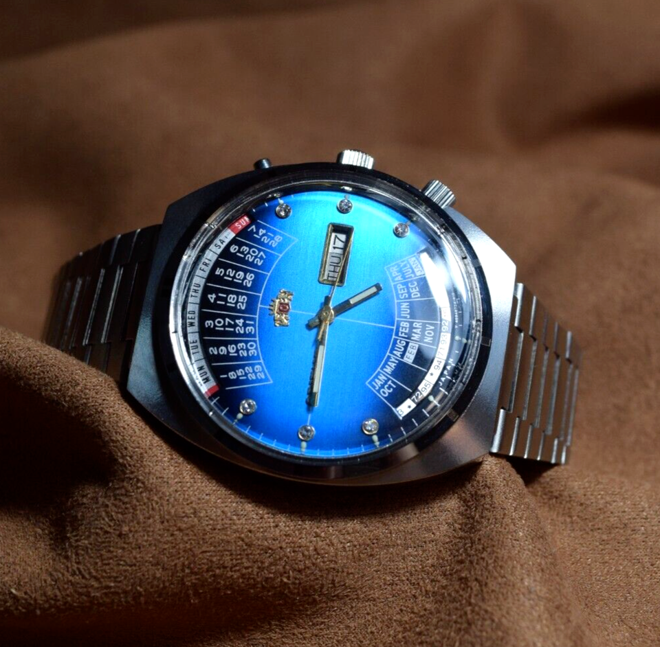 Japanese Automatic Watch Orient College Perpetual Multi Year Calendar ...