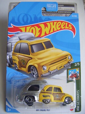 HOT WHEELS BLUE CARD #22/250, 2021 REL HW GETAWAYS 2/5 RV THERE YET | eBay