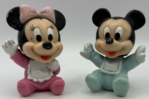 VINTAGE 1984 COLLECTIBLE MICKEY & MINNIE MOUSE FIGURES | eBay