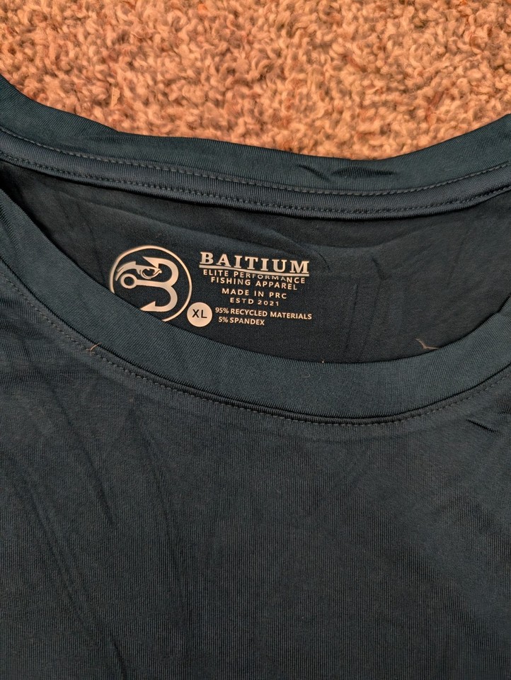 Baitium Deconstructed Series Blue Fin Tuna Long Sleeve XL Fishing Shirt ...