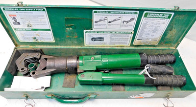 Greenlee 1990 Dieless Hydraulic Crimper w/Carrying Case | eBay