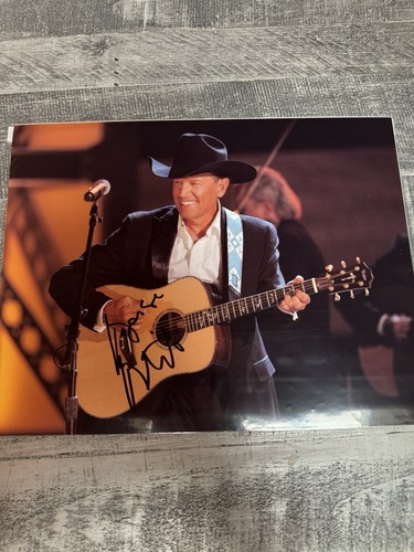 GEORGE STRAIT Signed Autographed 8x10 Photo with Dual COAs country ...
