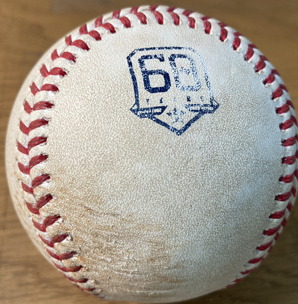 Framber Valdez Game Used Ball Quality Start MLB Record Streak, Luke ...