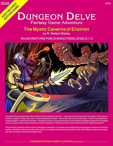DUNGEON DELVE SPECIAL #3: The Mystic Caverns of Enzirion (AD&D/D&D/OSR module) | eBay
