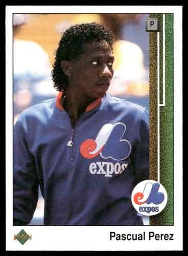 Pascual Perez 1989 Upper Deck #498 Montreal Expos | eBay
