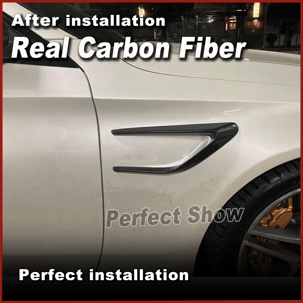 Carbon Front Kotflügel Splitter Flossen Fender Canards für Mercedes ...
