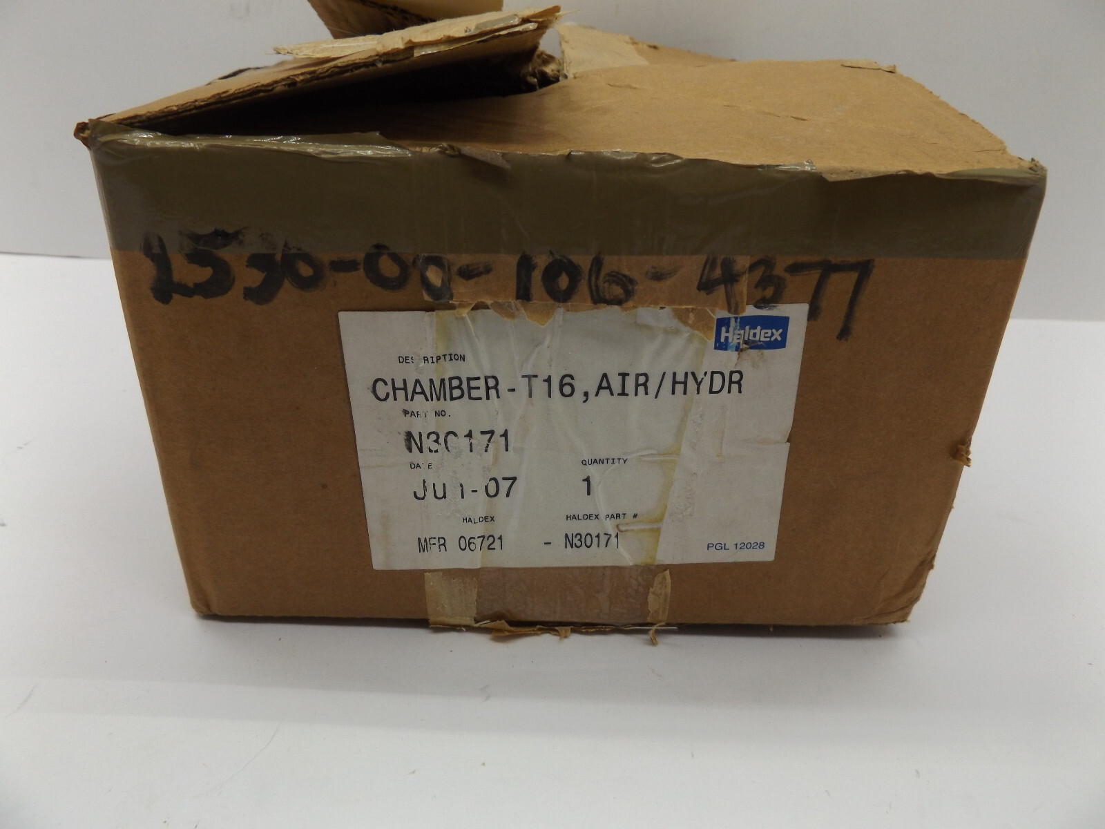 M105 Military Trailer Haldex N30171 Midland TYPE T16 Air Brake Chamber ...