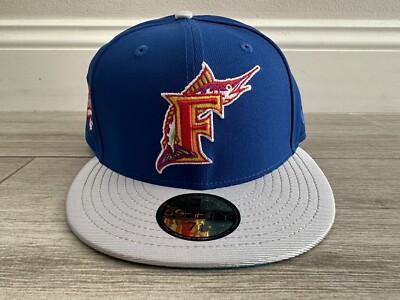 Florida Miami Marlins Hat Club New Era Juice Box Neon Blue Silver ...