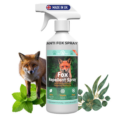 Fox Repellent STOP FOXES In Garden Humane Safe Fox Deterrent 500ml UK ...
