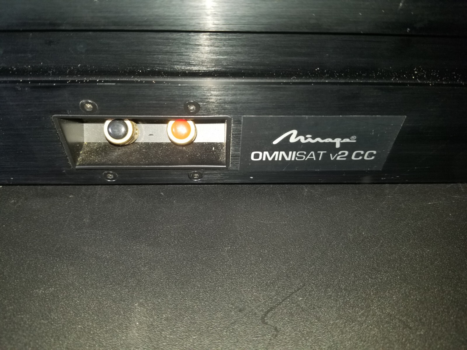 Mirage Omnisat V2 CC High-End 2-Way Compact Center Channel Speaker Black | eBay