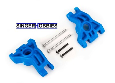Traxxas 9050x Carriers Stub Axle Rear ExtremeHeavyDuty Blu use w/ #9080 ...