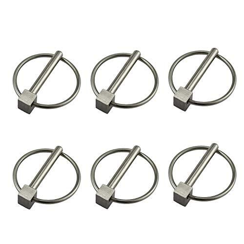 Stainless Steel 316 Lynch pins Linch Pin Dia 6.1mm1/4In x L 43.5mm1-2 ...