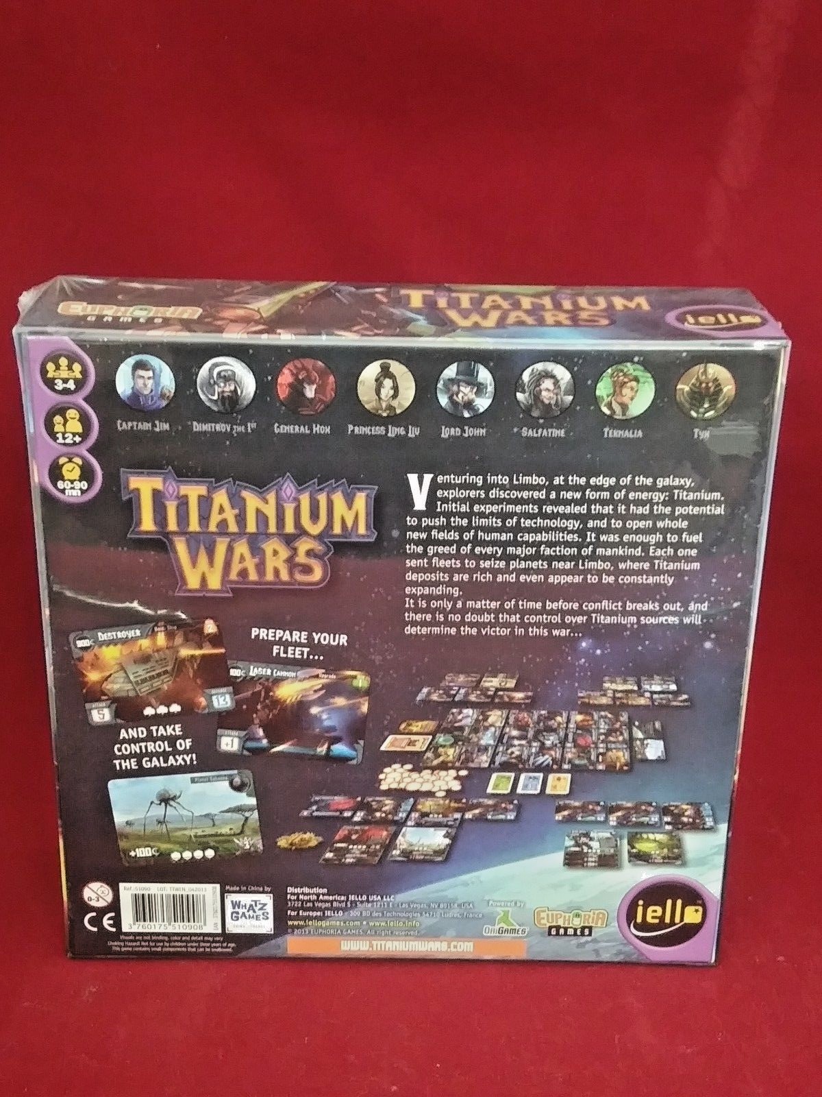 TITANIUM WARS Strategy Card Game Euphoria Games NEW Factory Sealed Sci ...