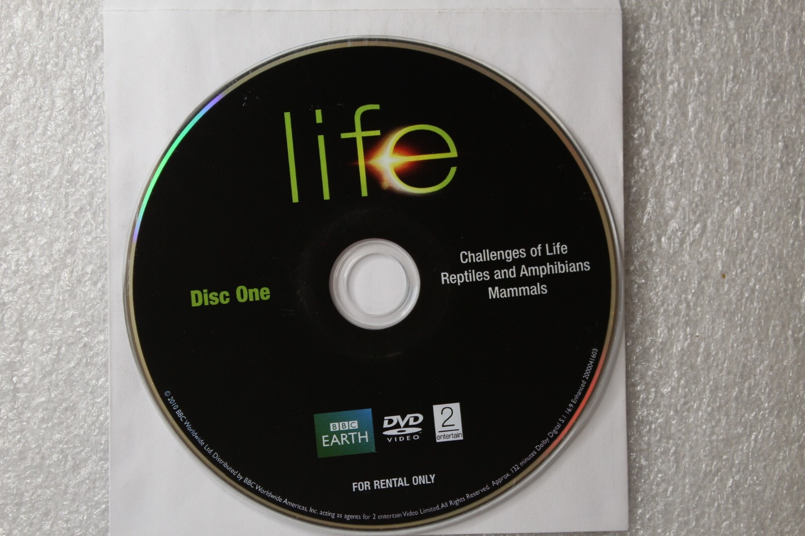 Life BBC Earth Disc 1 Challenges of Life Reptiles and Amphibians ...