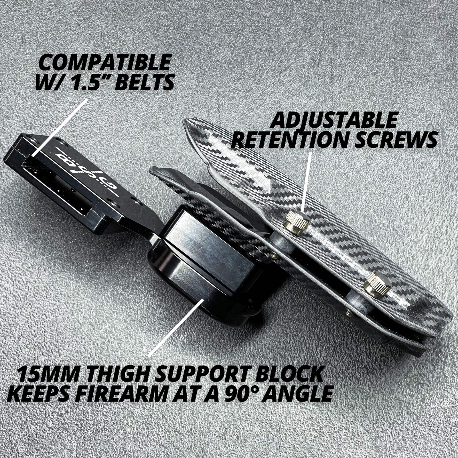 Pro Heavy Duty Competition Holster fits Glock 17,19,22,31,44,45 w/ TLR7 ...